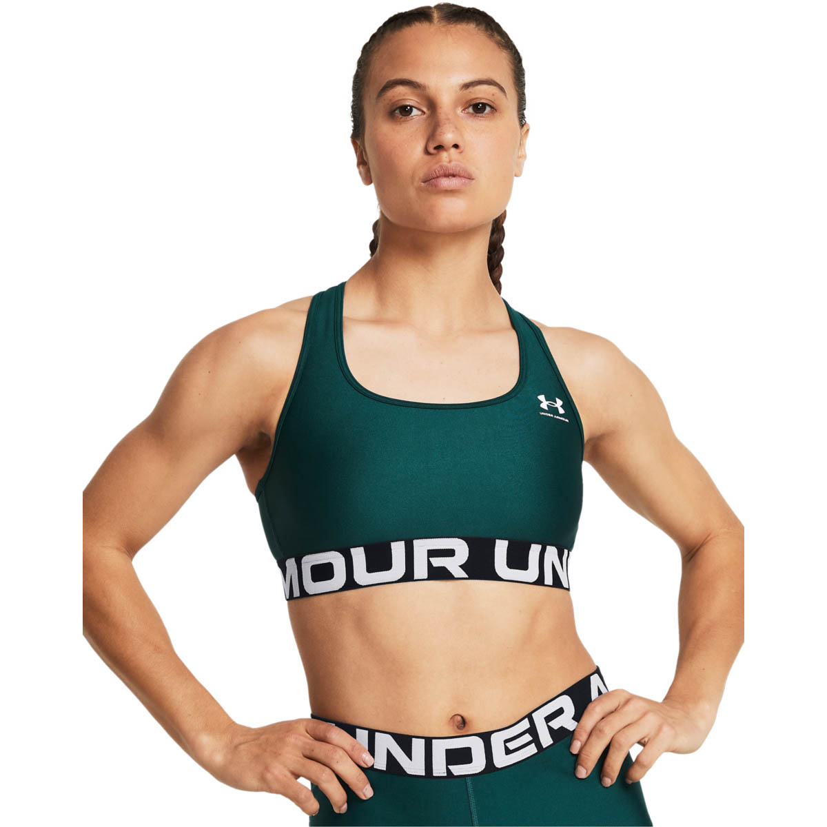 Бюстие Жени HEATGEAR AUTHENTICS MID BRANDED Under Armour | Under Armour ...